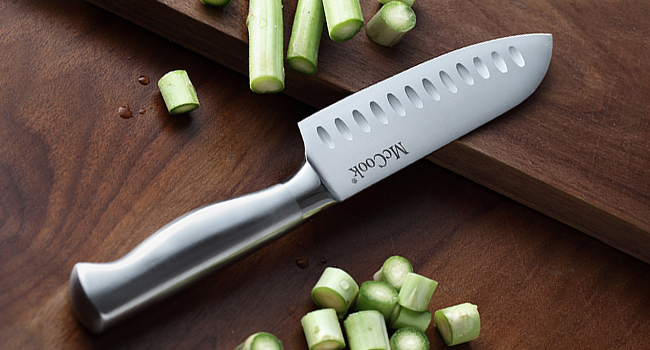 McCook Knife Block Set with Built-in Sharpener Official